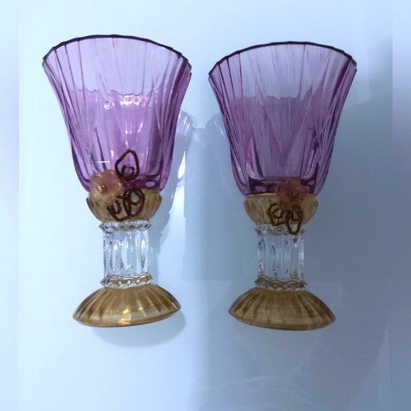 monica willard | Accents | Monica Willard Purple And Bronze Hand ...